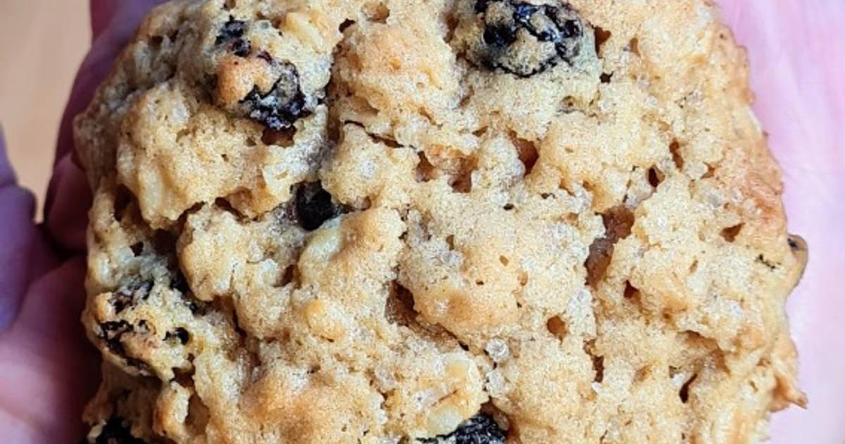 Galletas de avena y pasas estilo Levain Bakery® "Oatmeal raisin cookies ...