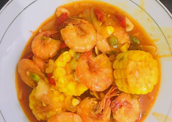 Resep Udang saos padang oleh helvy - Cookpad