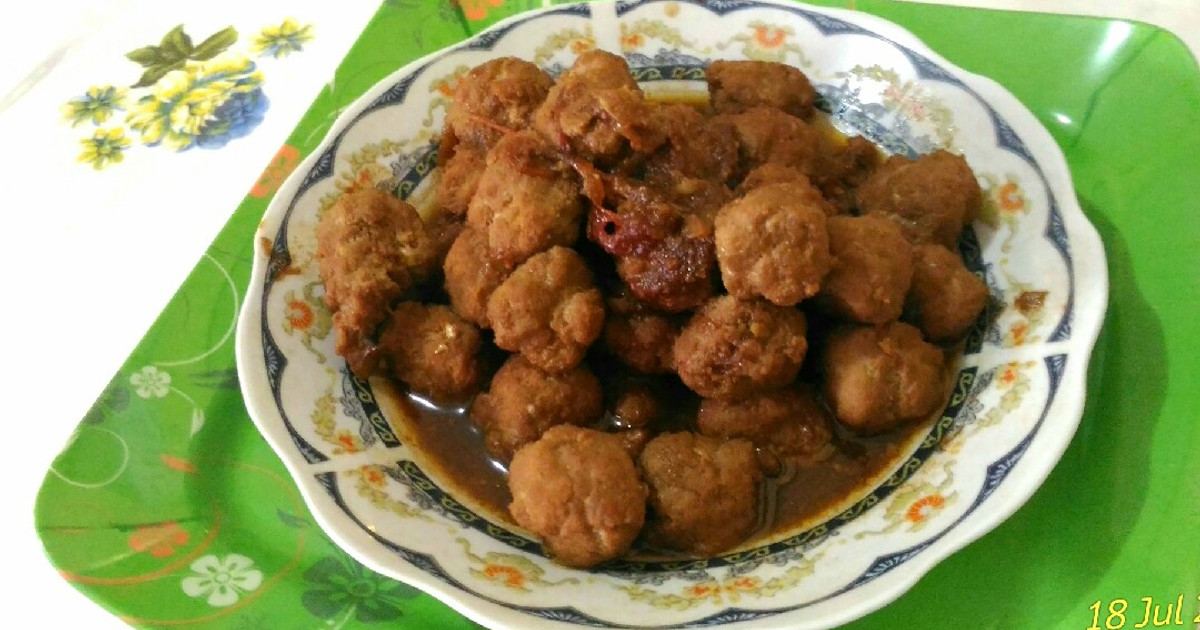 Resep Bola Bola Daging Sapi Masak Semur Simpel oleh Pawon Ndeso Artikah ...