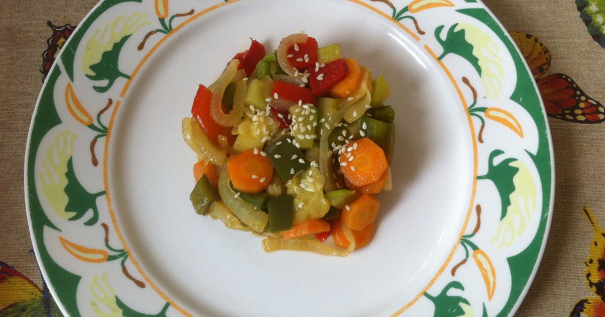 Verduras Al Wok Con Salsa De Soja Y Sésamo Receta de CocinarParaCuatro ...
