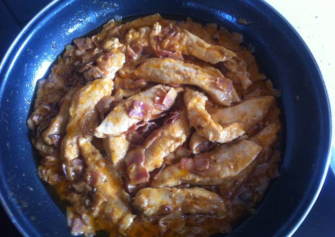 Pechuga de pollo con bacon Receta de CocinarParaCuatro- Cookpad