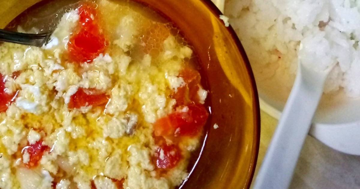 Resep MPASI 10M Sup Tomat Telur Lepas oleh Iqlima Winata - Cookpad