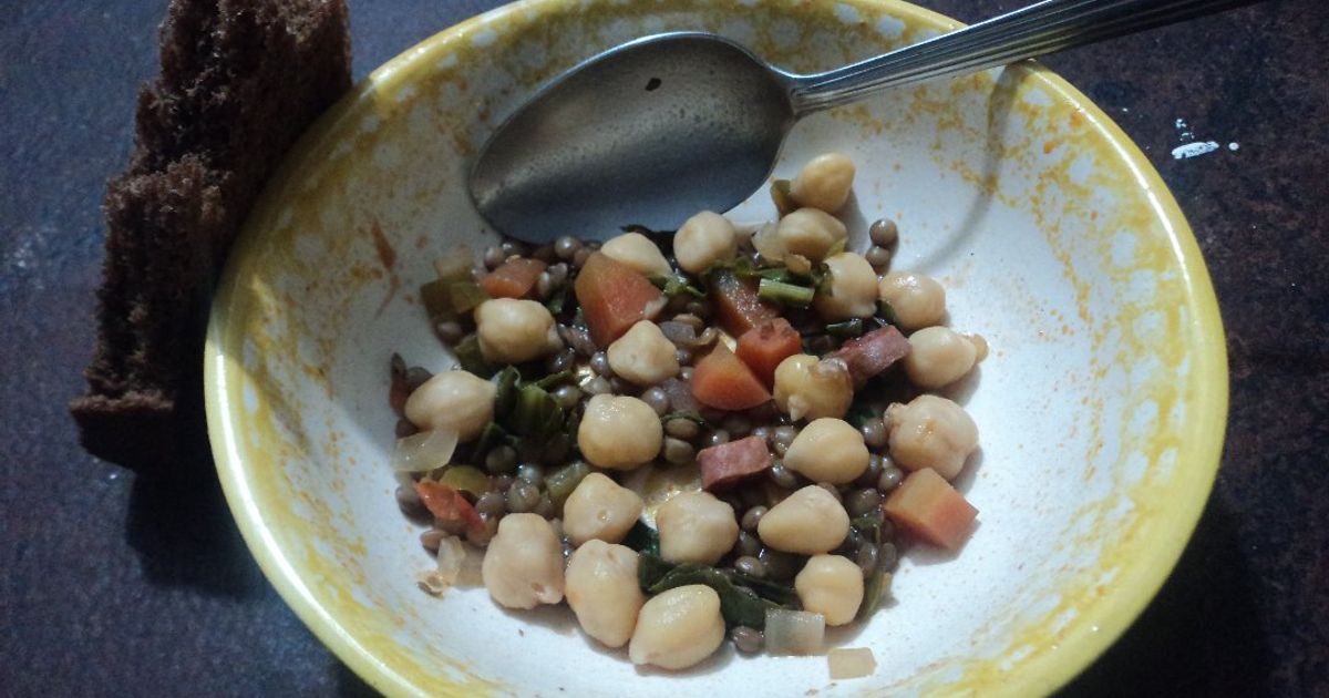 ensaladas con lentejas y espinaca - 42 recetas caseras- Cookpad