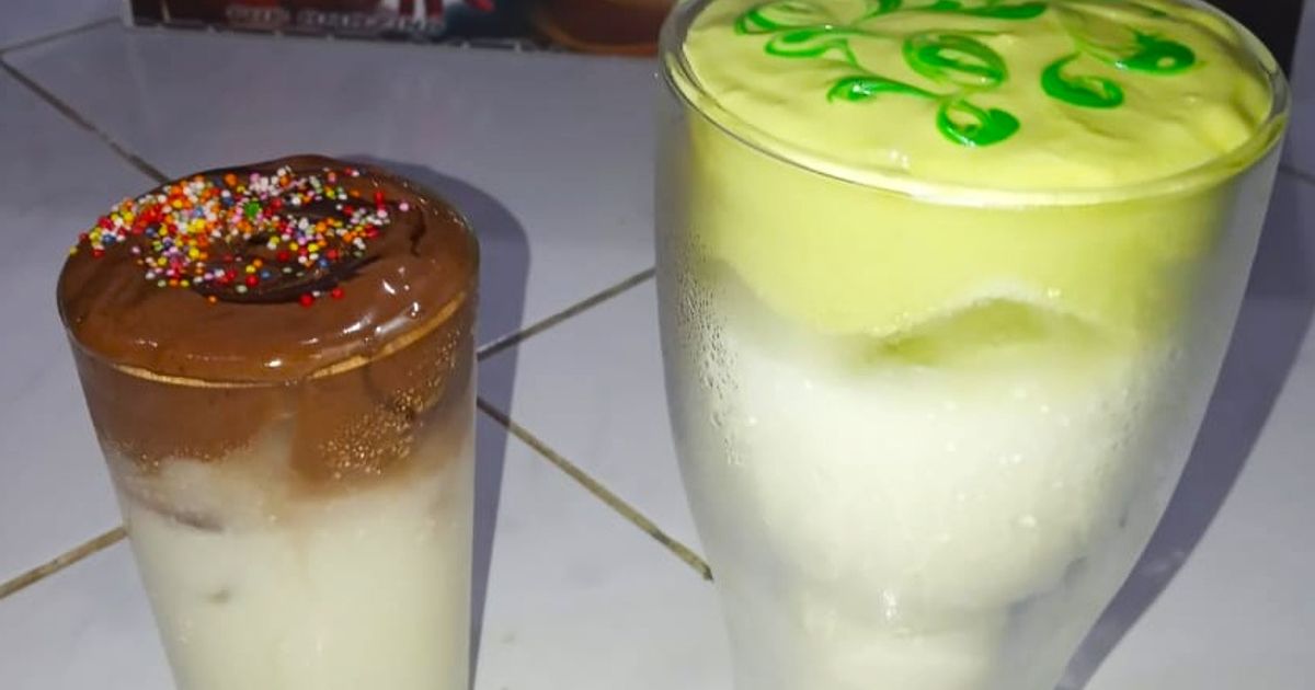 Resep Dalgona Green Tea / Coklat oleh MamaFano - Cookpad