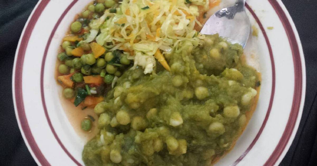 Mokimo with minji stew and cabbage salad Recipe by Sir Davynition - Cookpad