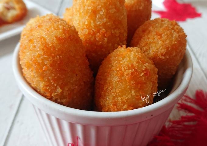 Resep Cheese n Smoked Beef Croquette oleh zisca - Cookpad
