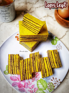 Resep Lapis Legit Keto (Lapis Almond) oleh Laksmi - Cookpad