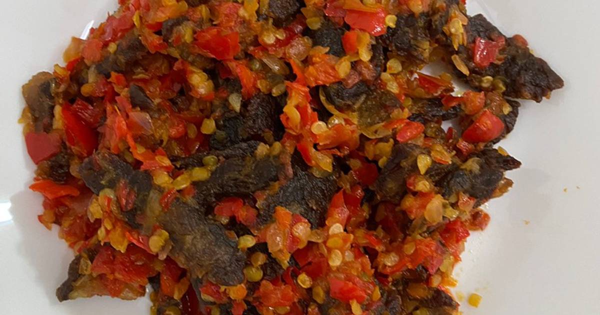 Resep Dendeng Sapi Balado oleh Fara - Cookpad