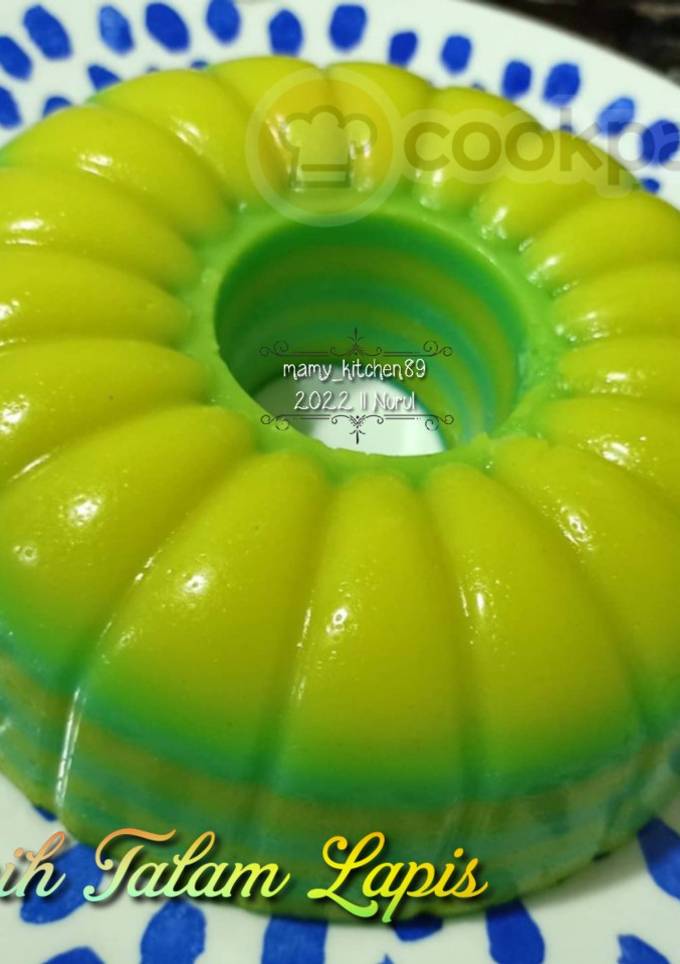 Resipi Kuih Talam Lapis oleh mamy_kitchen89 - Cookpad