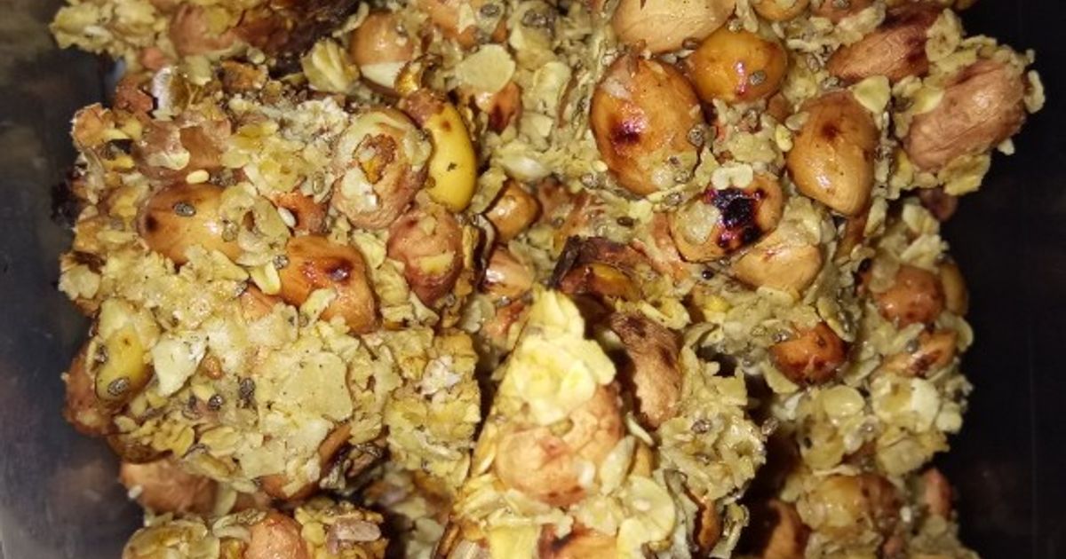 Resep granola bar kacang tanah rumahan enak dan mudah - Cookpad