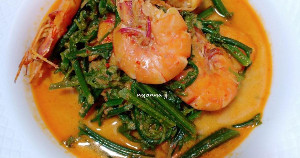 Resep Gulai Udang Pakis / Daun Paku oleh Juniarti Jep - Cookpad