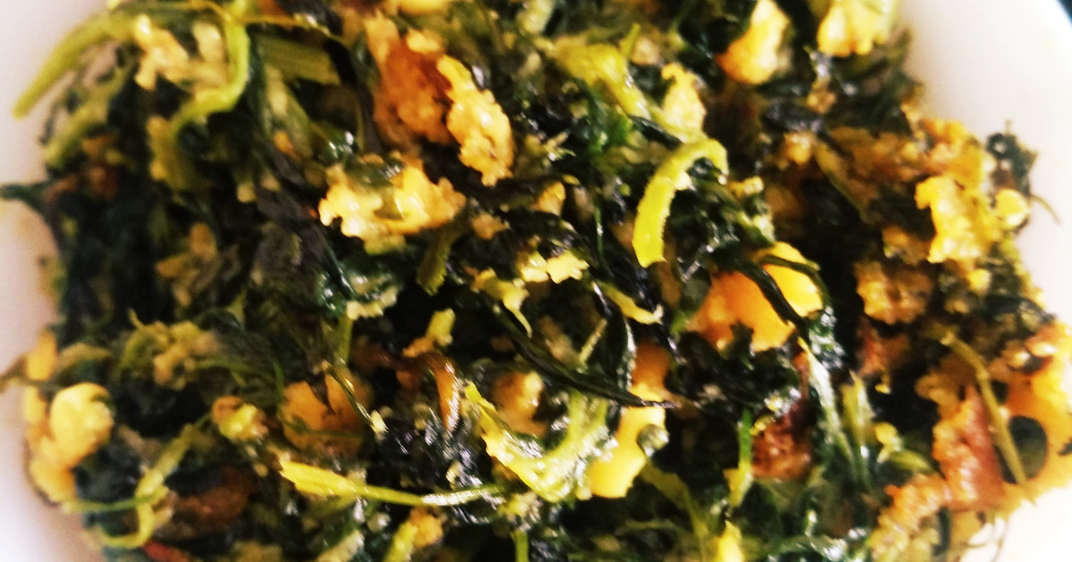 पिठ पेरून मेथीची भाजी (Pith Perun Methichi Bhaji Recipe In Marathi ...