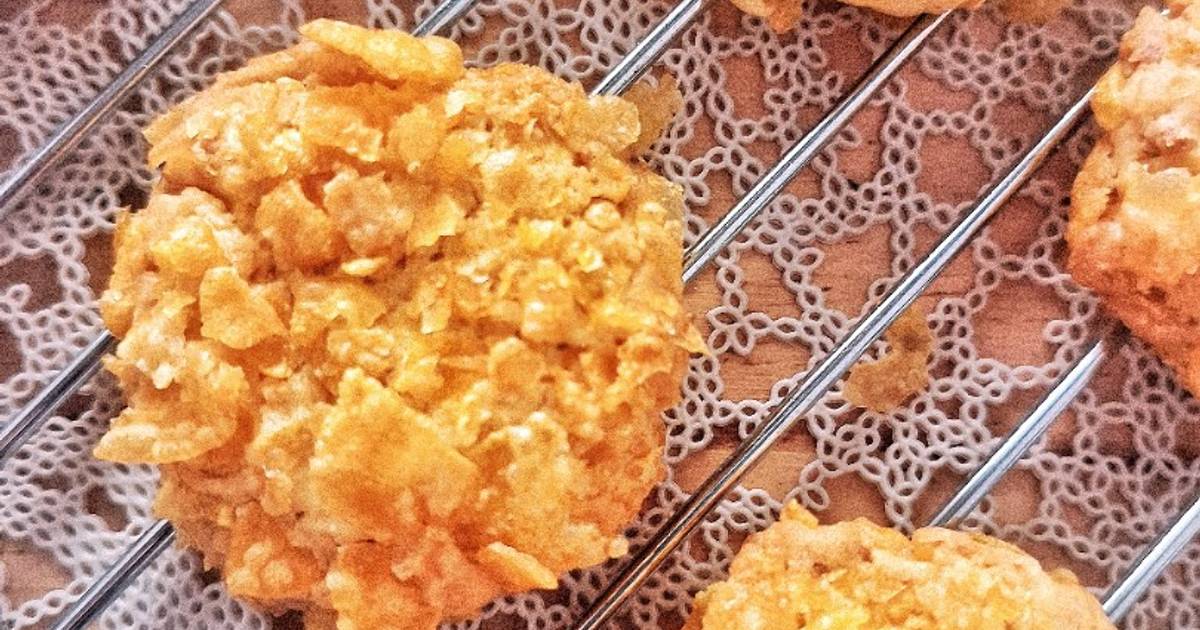 Resep Corn Flakes Cookies (1 adonan 2 rasa) oleh aniesaryono - Cookpad