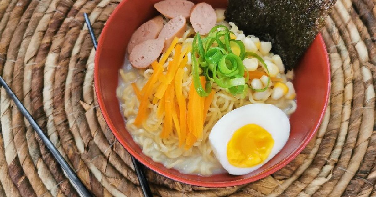 Indo Ramen (Indomie Ramen Jepang Hakata Style) Recipe by Yuliyanti Zaenal