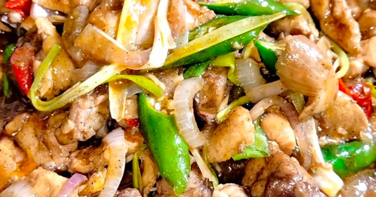 Resep Ayam Saus Lada Hitam oleh AyassPcy - Cookpad