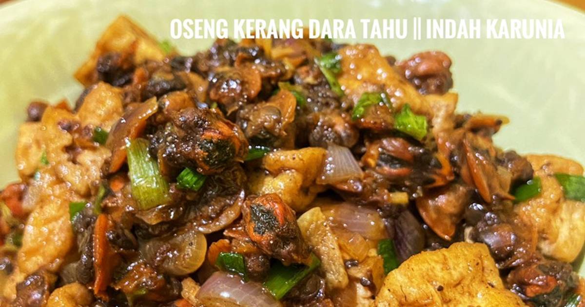 Resep Oseng Kerang Dara Tahu oleh Indah Karunia - Cookpad