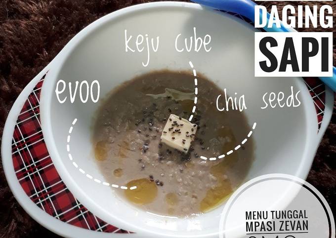 Resep Pure Daging Sapi MPASI oleh R. Mayasari - Cookpad