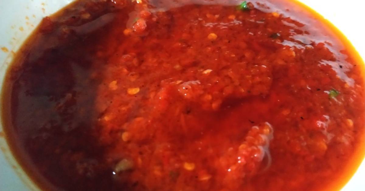 446 resep sambal cabe merah enak dan sederhana - Cookpad