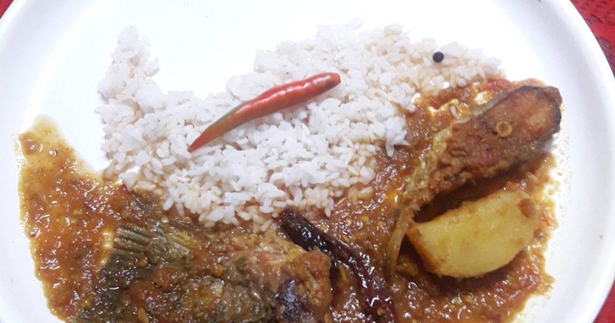 Katla fish kalia(katla fish kalia recipe in english) Recipe by Barnali ...