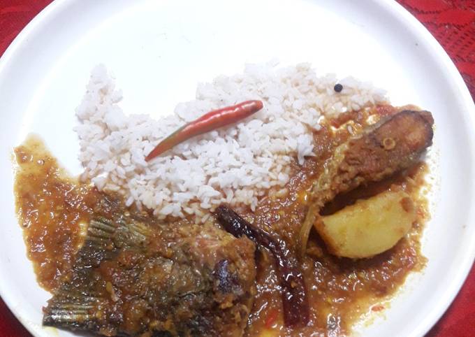 Katla fish kalia(katla fish kalia recipe in english) Recipe by Barnali ...