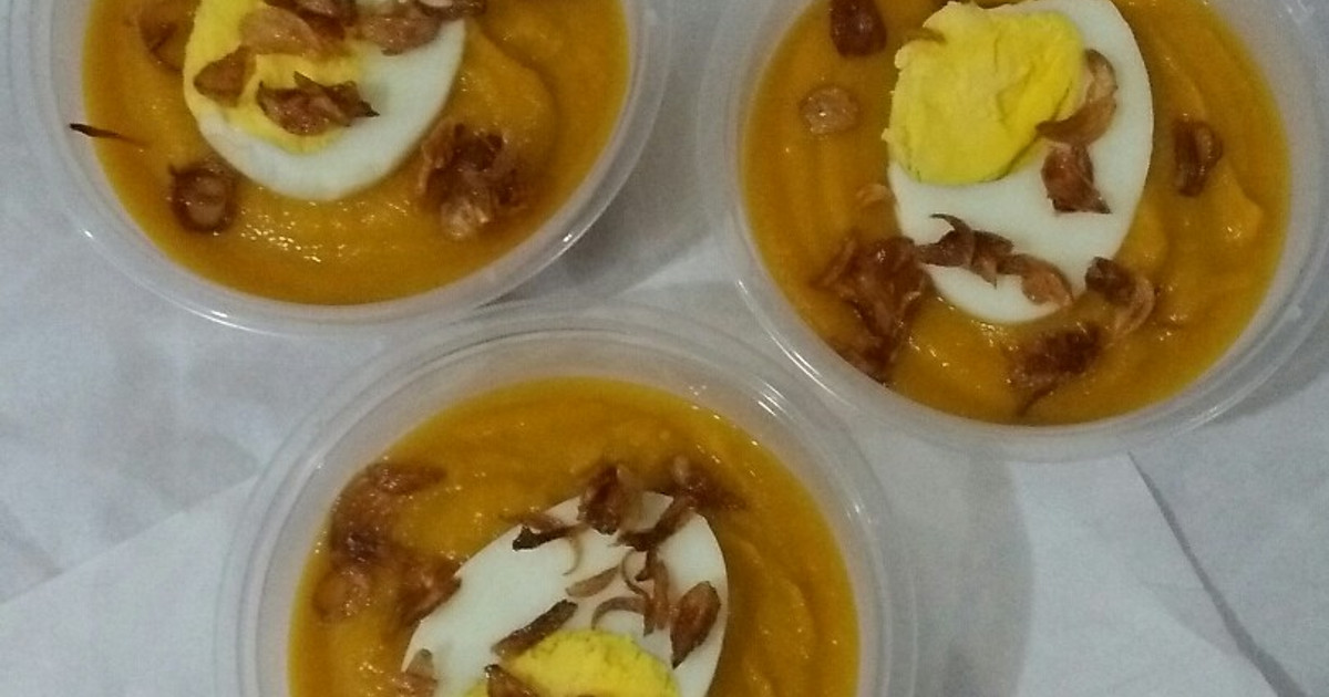 Resep Bubur Labu Kuning Gurih oleh Rohani Tanjung - Cookpad