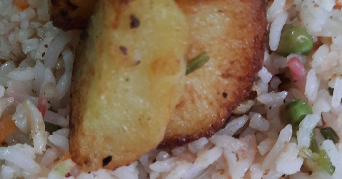 Mittra Shrabanti দ্বারা সব্জী দিয়ে ভাত ভাজা (Bhat Bhaja Recipe In ...