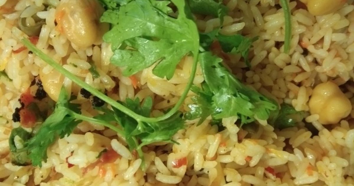 Mixed Vegetables Kabuli Chana Pulao Recipe by Krishna Biswas - Cookpad