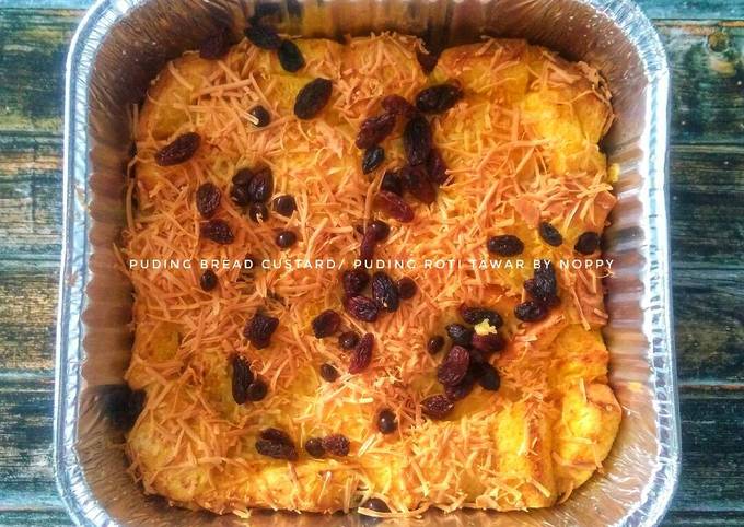 Resep Pudding bread custard/ puding roti tawar oleh Hesti Noviani - Cookpad