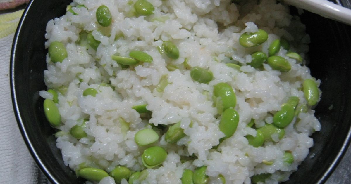 Edamame Rice Recipe By マー爺