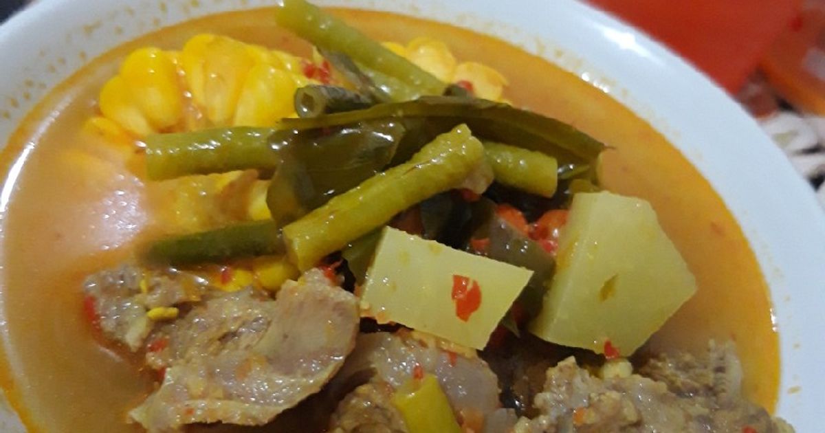 Resep sayur kuning asam rumahan enak dan mudah - Cookpad