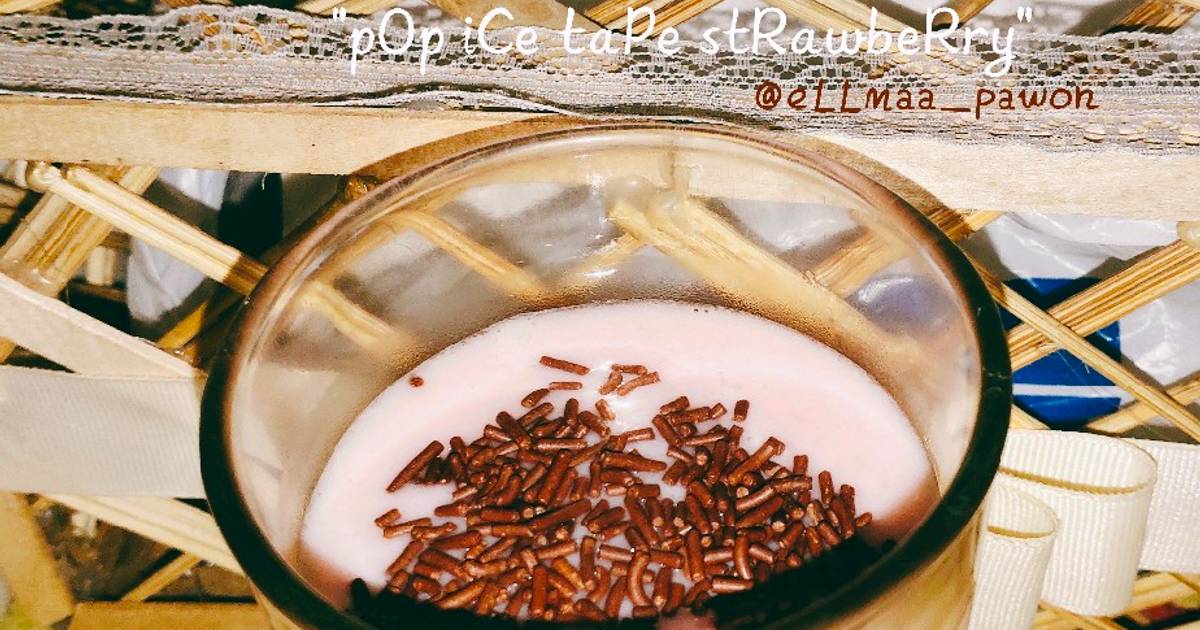 63 resep aneka es tape strawberry enak dan mudah - Cookpad