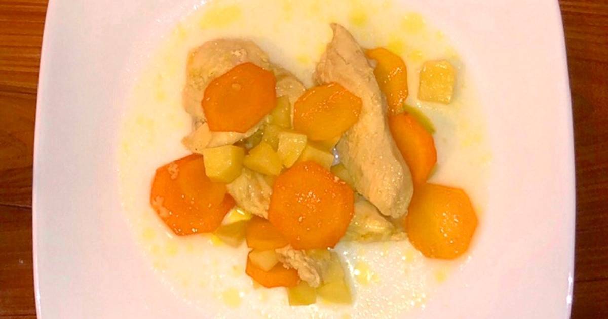 Pollo primavera Receta de Angélica Barreno- Cookpad