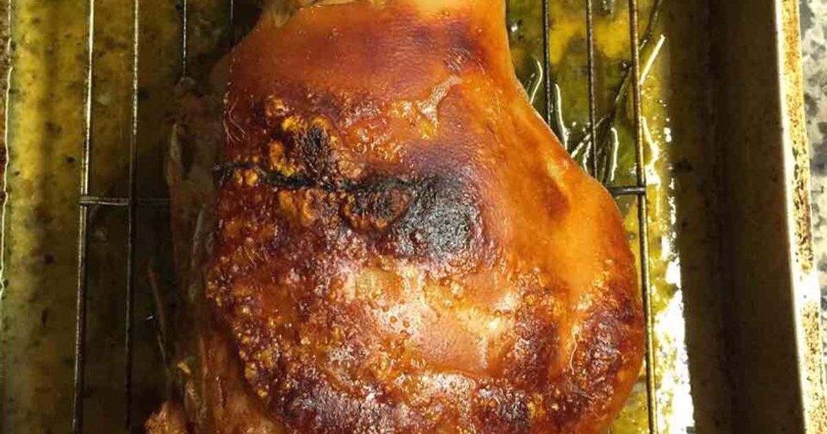 σιγοψημένη γουρουνοπούλα στο φούρνο με τραγανή πέτσα λουκούμι Συνταγή ...