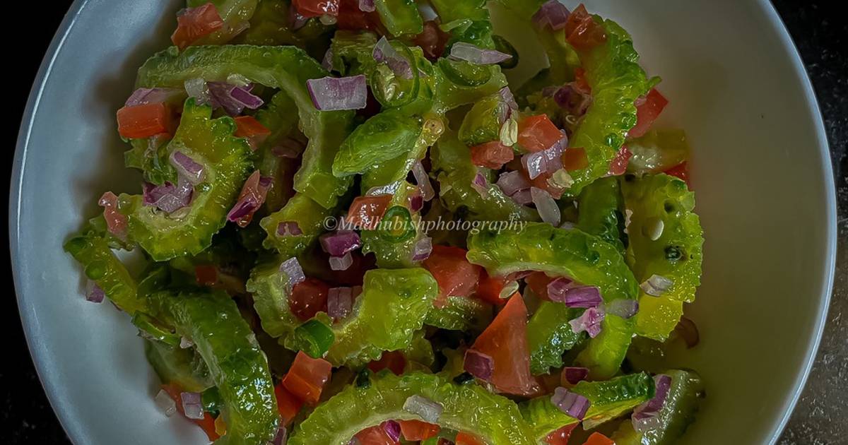 Karele Salad or Bitter Gourd Salad Recipe by Madhumita Bishnu - Cookpad