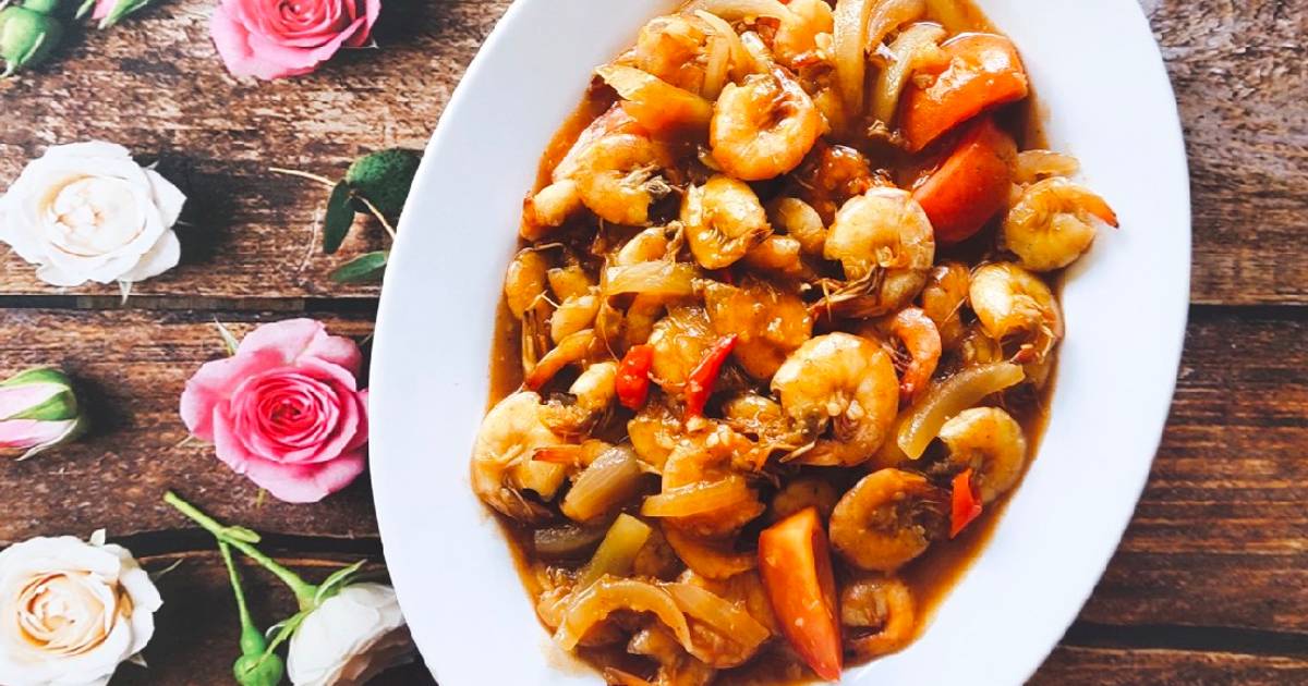 Resep Udang Tumis Asam Manis oleh Priska Koes - Cookpad