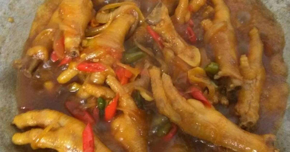Resep Ceker Saus Tiram Oleh Amie Yanthie Cookpad