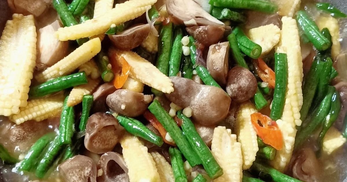 Resep tumis soleng kacang panjang rumahan enak dan mudah - Cookpad