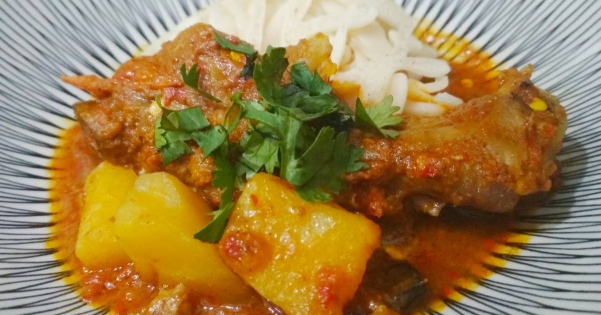 Resep Kari Ayam Merah Semenanjung Malaya dan Roti Jala oleh Elia S ...