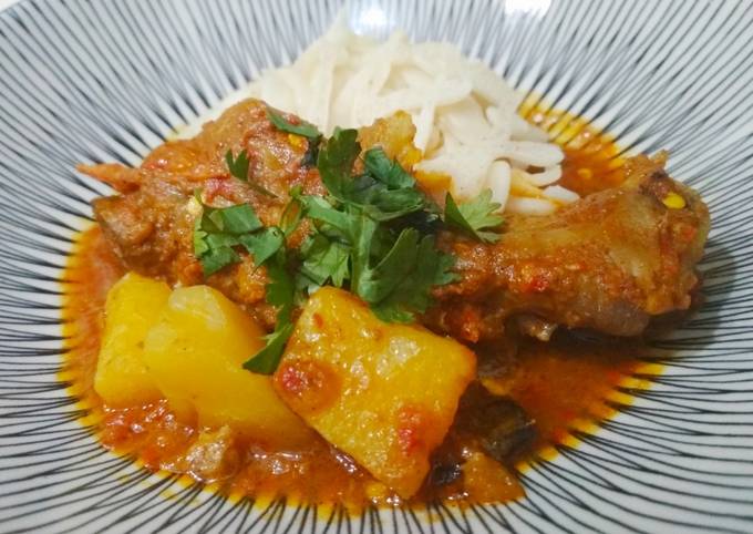 Resep Kari Ayam Merah Semenanjung Malaya dan Roti Jala oleh Elia S ...