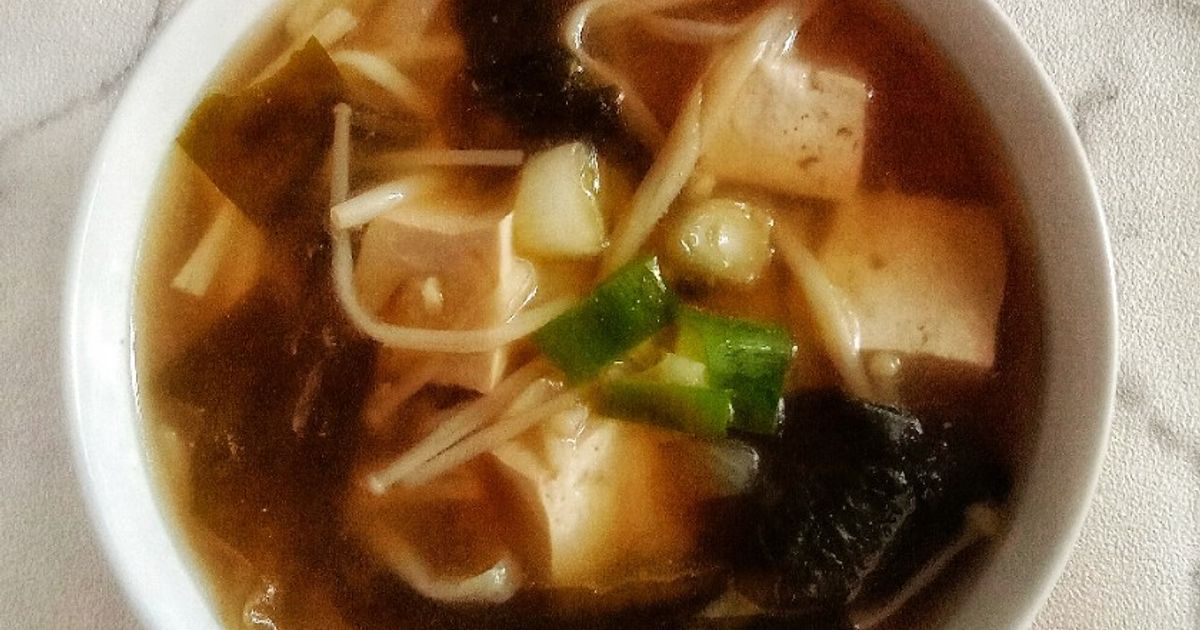 Resep sup jamur shimeji dan enoki rumahan enak dan mudah - Cookpad