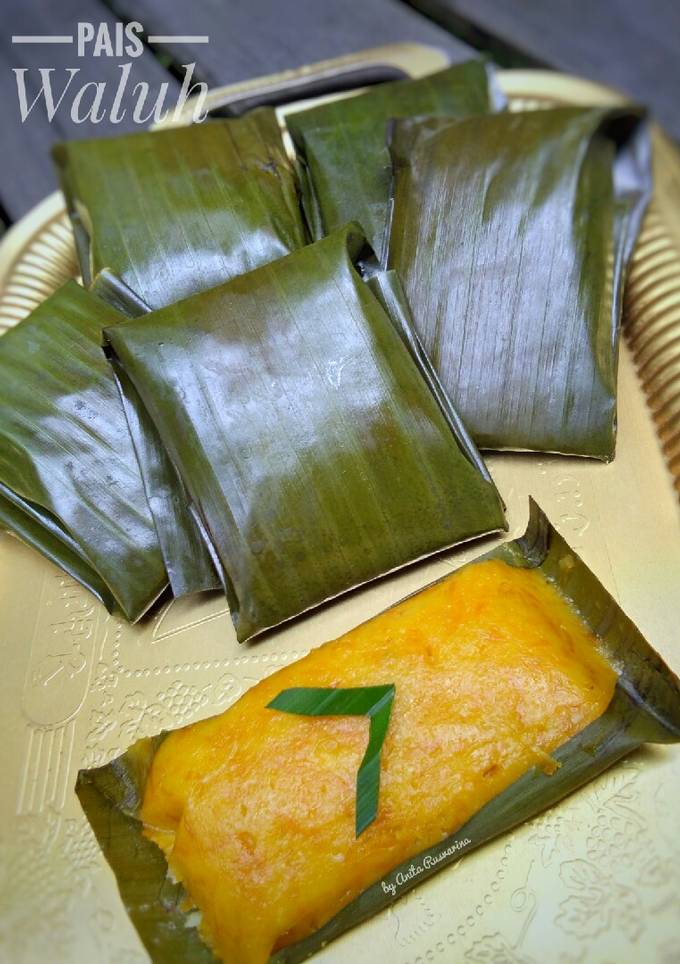 Resep Nagasari Labu Kuning a.k.a Pais Waluh oleh Anita Rusvarina - Cookpad