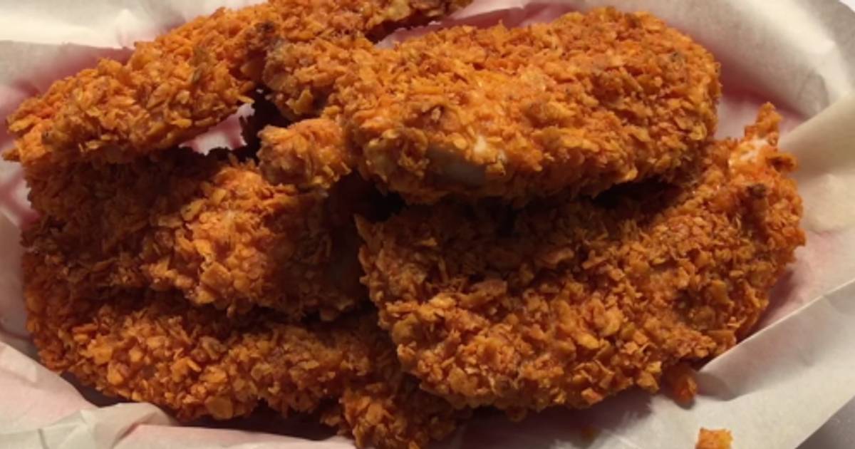 Frango panado com doritos Receita por Raphael da Silva - Cookpad