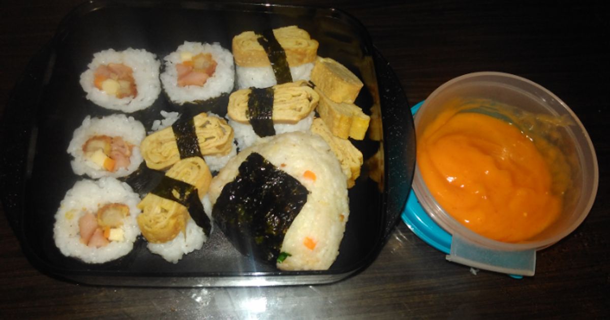 Resep Bento Set : Cheese Gimbap oleh destya ayu - Cookpad