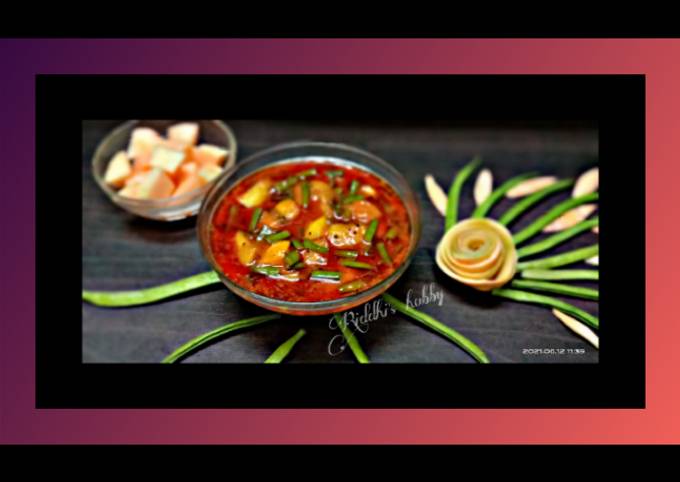 Riddhi Dholakia દ્વારા રેસીપી ગુવાર ચીભડા નું શાક (Guvar Chibhda Shak ...