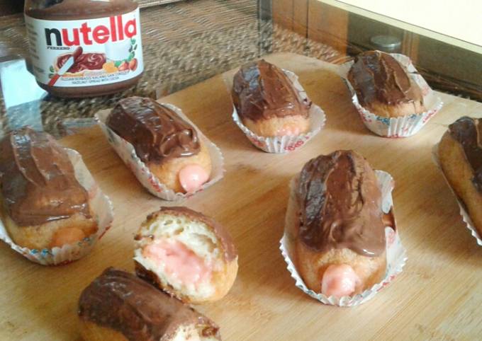 Resep Nutella Eclair dengan Fla Tomat oleh Biyay - Cookpad
