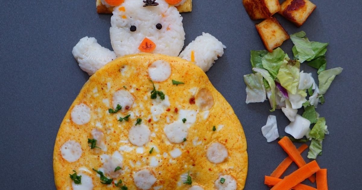Rilakkuma Omurice Omelet Rice Recipe by Drishya Subash [Intimate ...