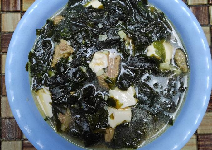 Resep Sup Rumput Laut (Korean Birthday Soup) oleh Cinda Marsya - Cookpad