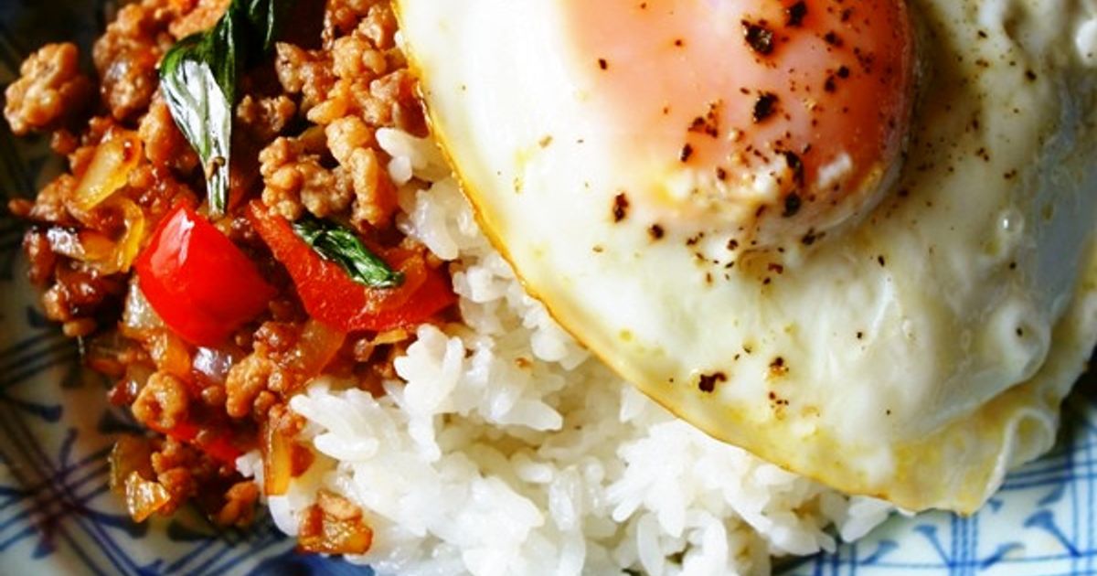 Authentic Thai Dish: Gapao Rice Recipe by Y’s