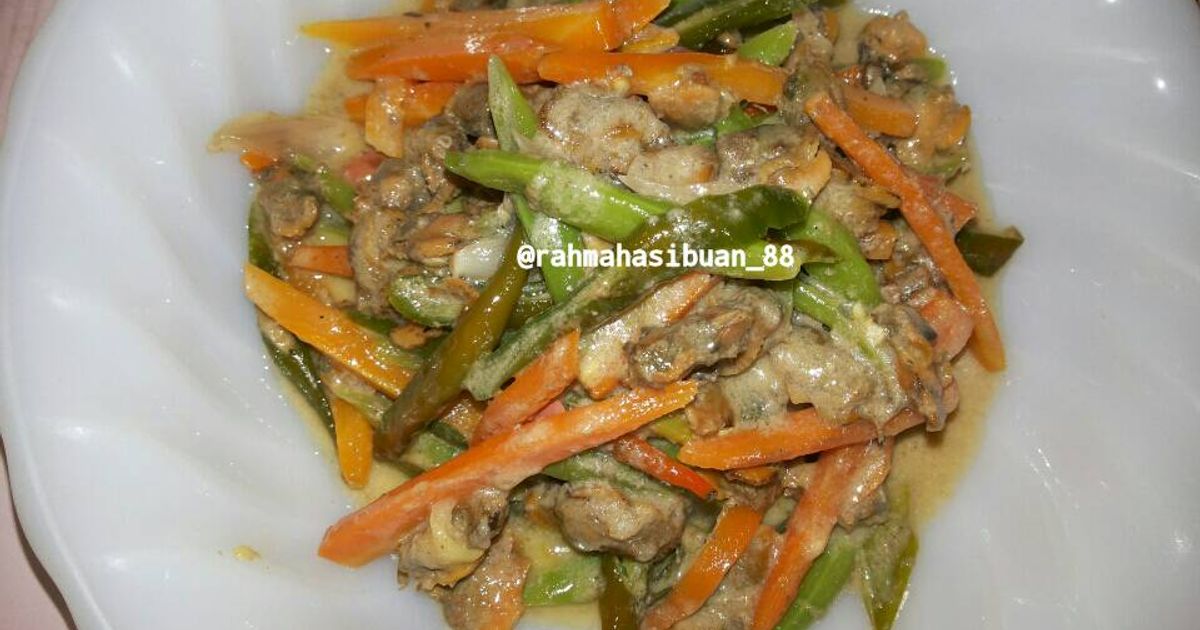 Resep Kerang Masak Tauco Santan oleh Rahma Hasibuan - Cookpad