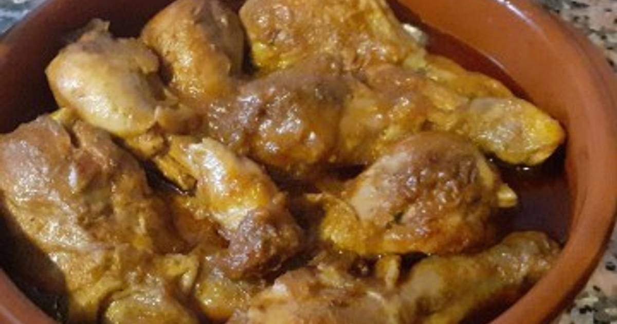 Muslo de pollo rustido Receta de Sabrina Perez- Cookpad
